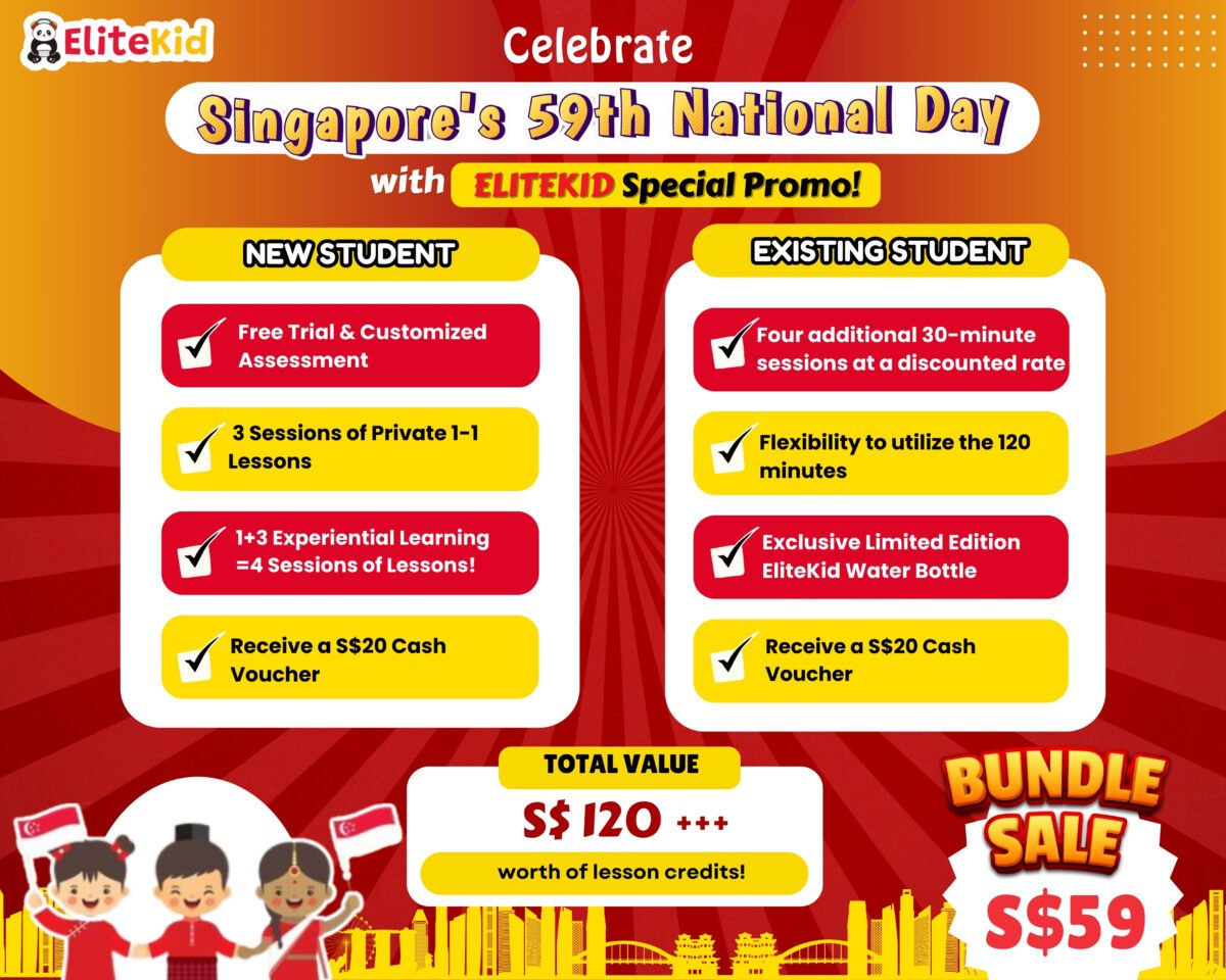 Celebrate Singapore NDP 2024 with EliteKid Special Promo - EliteKid